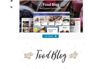 20 Contoh Blog Makanan & Rekomendasi Tema WordPressnya