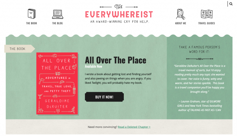 9 Contoh Website Pribadi Untuk Referensi Blog Kamu