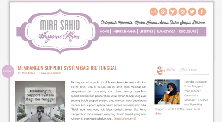 9 Contoh Website Pribadi Untuk Referensi Blog Kamu