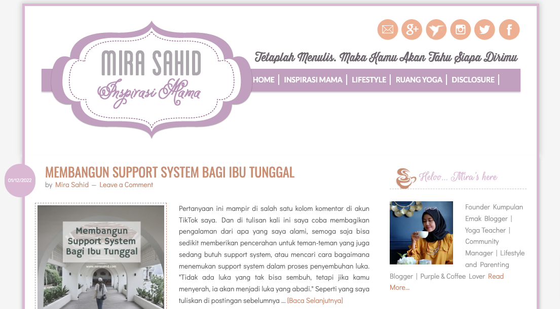 9 Contoh Website Pribadi Untuk Referensi Blog Kamu